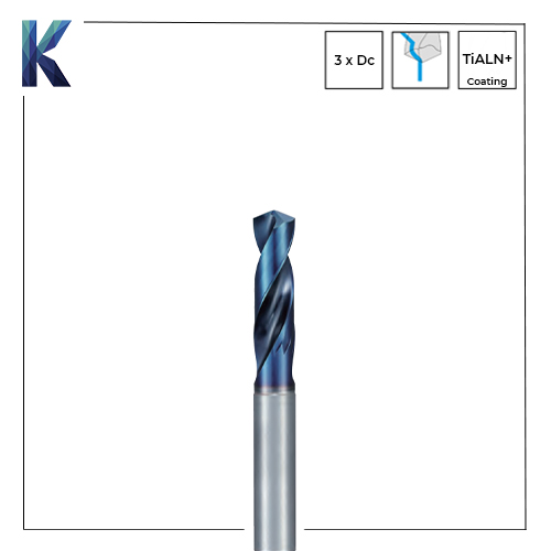 Nachi 3.3 mm L x D 3 Carbide Drill - Kirtilal.com
